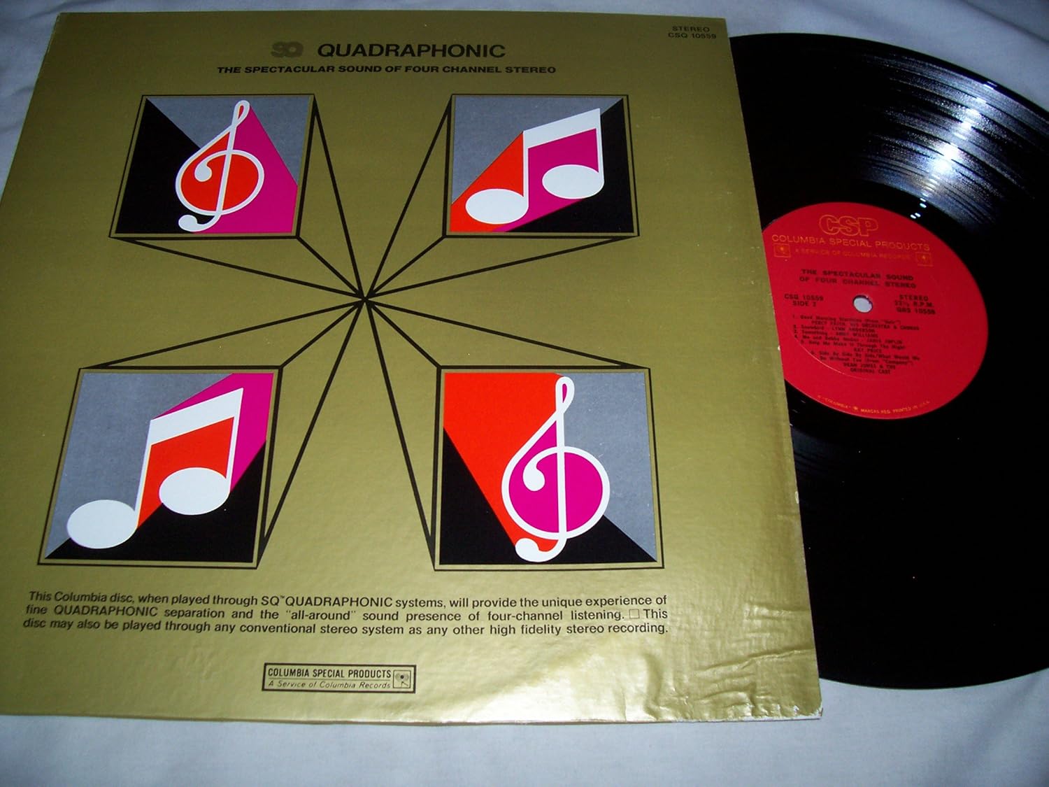- quadraphonic, the spectacular sound of 4 channel stereo LP - Amazon ...