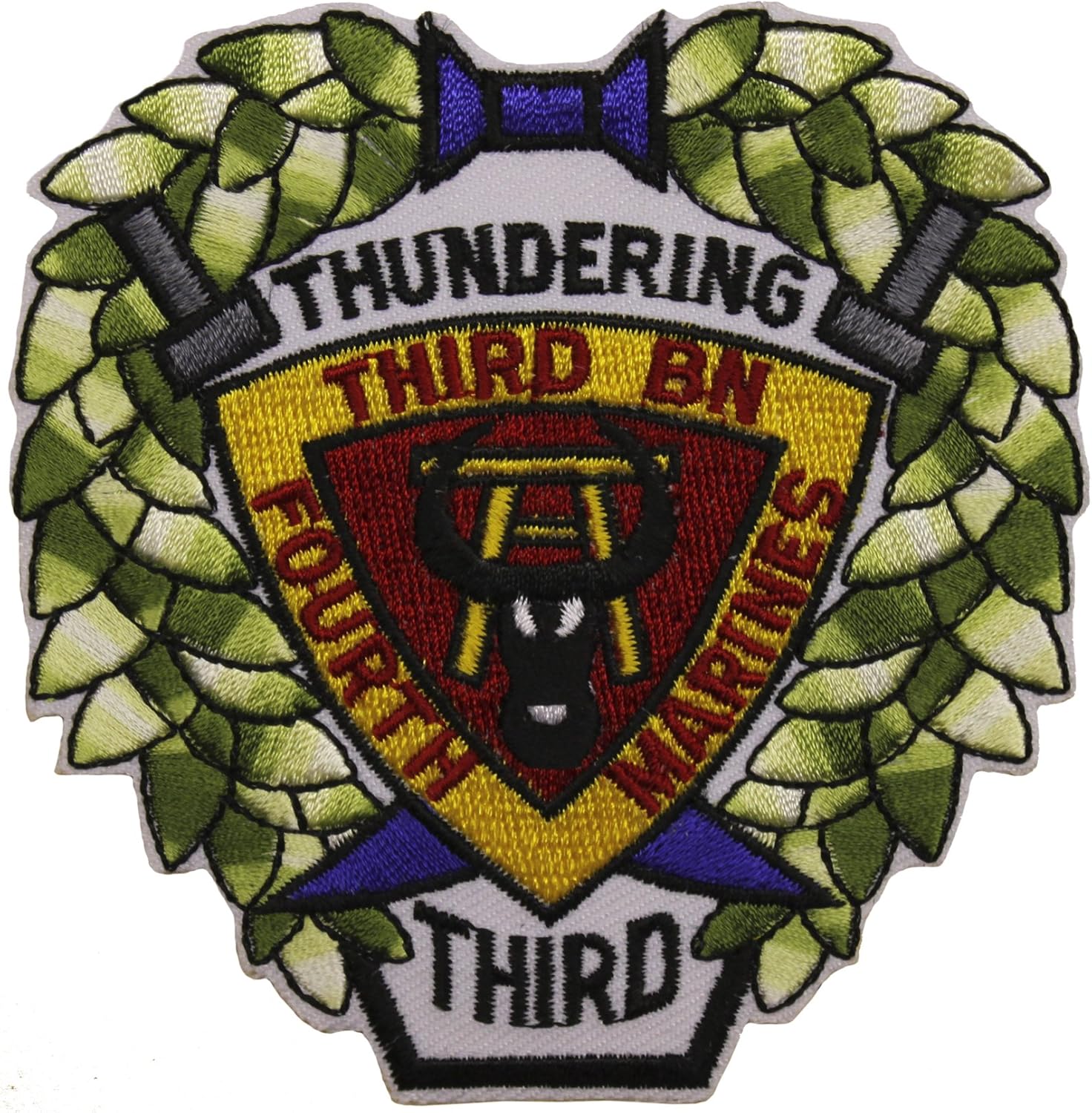 Amazon.com: 3rd Battalion / 4th Marines Patch Full Color: Clothing