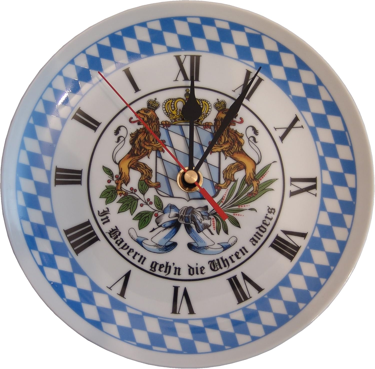 Bavarian Clock - Backwards: Amazon.co.uk: Kitchen & Home