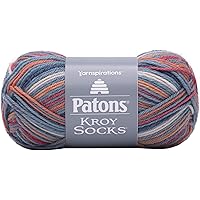 Amazon.com: Patons Yarn Kroy ST, Fifties Stripes