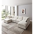 Amazon.com: Eafurn Free Combination Extra Wide Convertible Modular Sectional Sofa with Movable ...