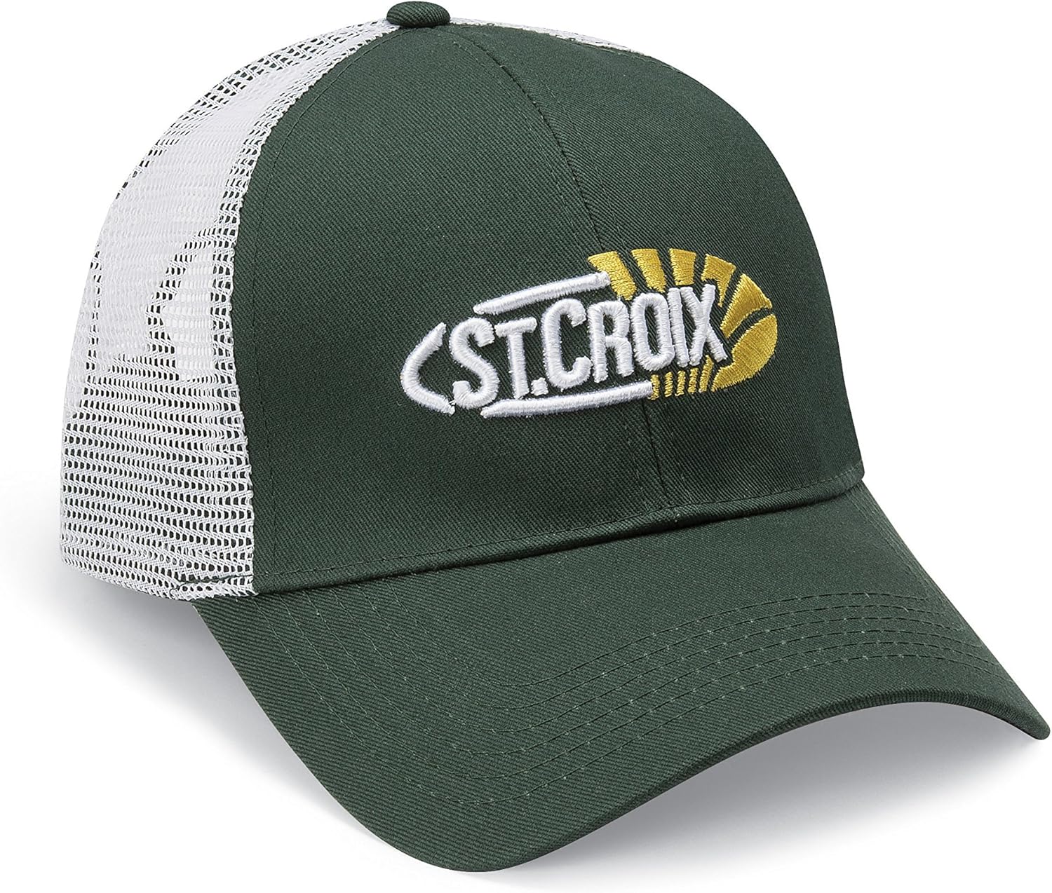 St Croix Logo Deluxe Mesh Back Trucker Fishing Cap (Green): Amazon.ca ...