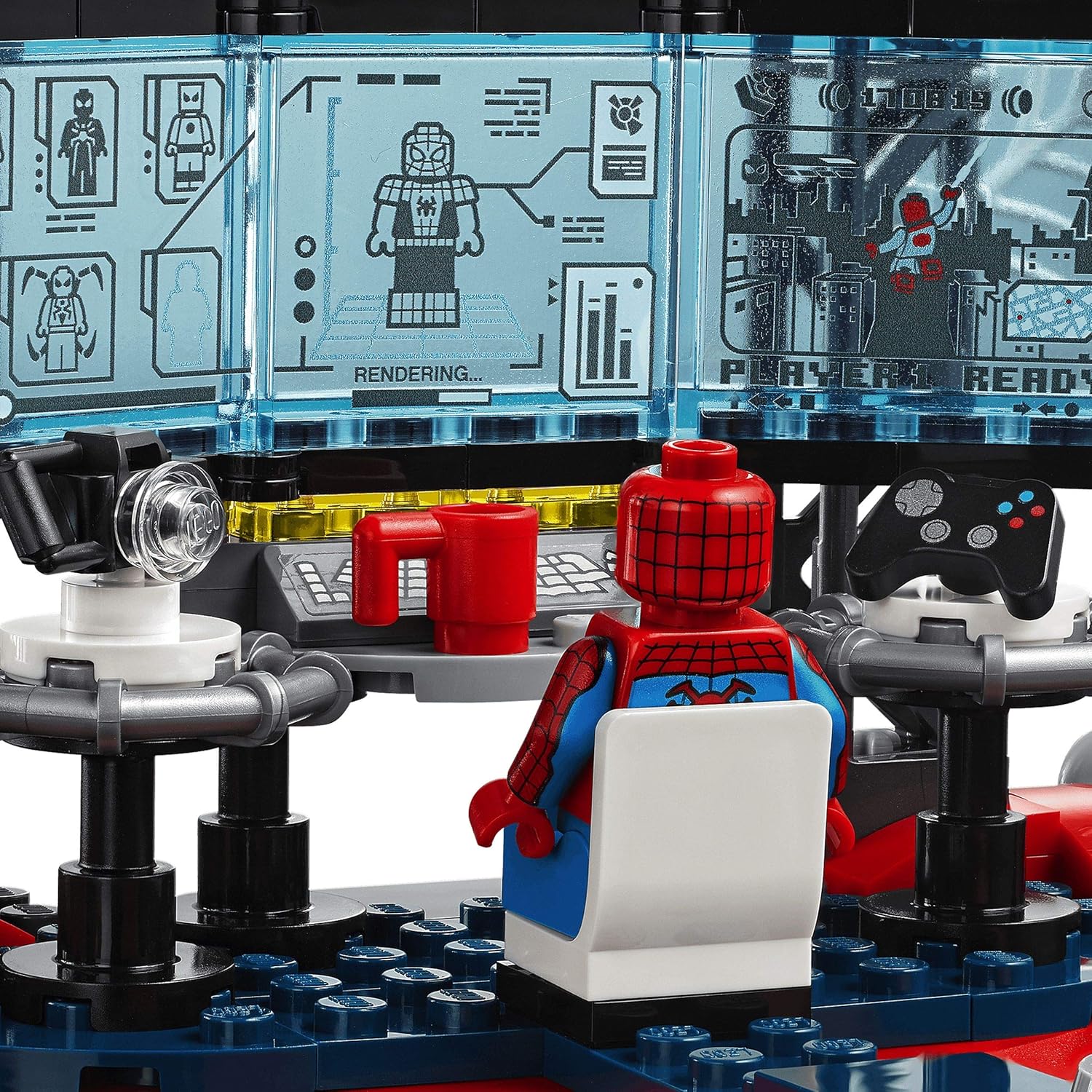 LEGO 76175 Marvel Spider-Man Attack on the Spider Lair Building Set ...
