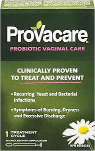 Provacare Probiotic Vaginal Care, Natural Treatment for Vaginal Yeast ...