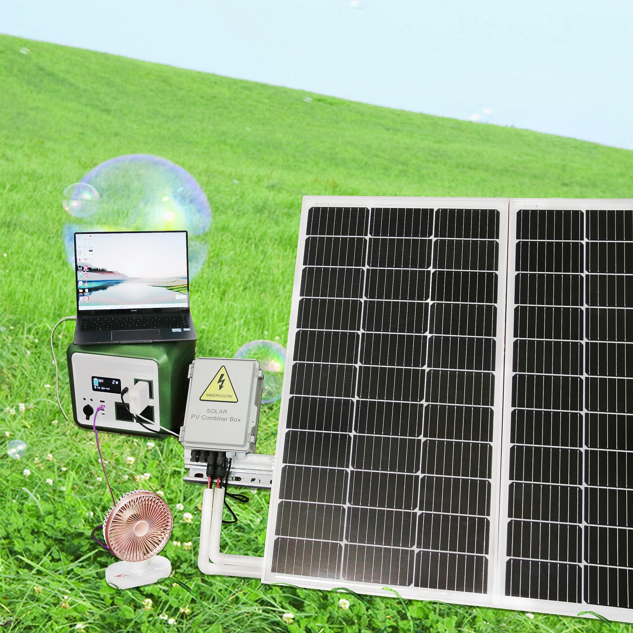 Mua 4 String Solar Combiner Box, IP65 Waterproof PV Combiner Box for On ...