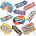 Amazon.com: 70's Disco Party Photo Booth Props - Groovy Throwback 1970s ...