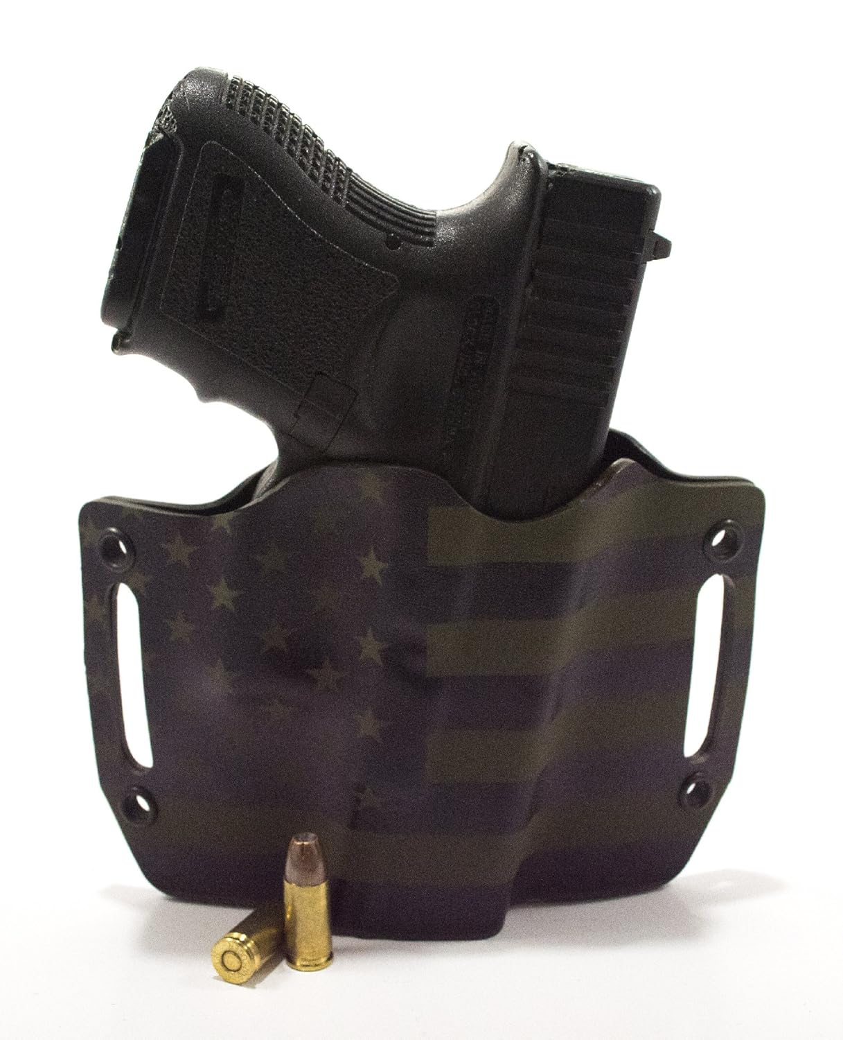 Amazon.com : Infused Kydex USA: OD Green & Black USA OWB Holsters with ...