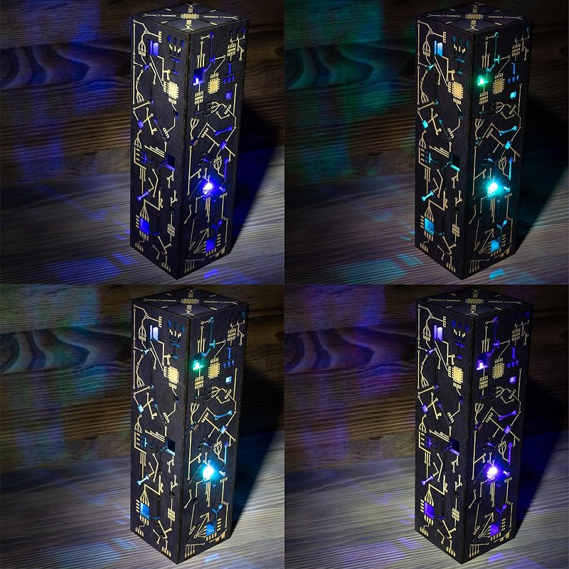Amazon.com: Cyberpunk Style Night Lamp - Handmade Sci-fi Punk Style ...