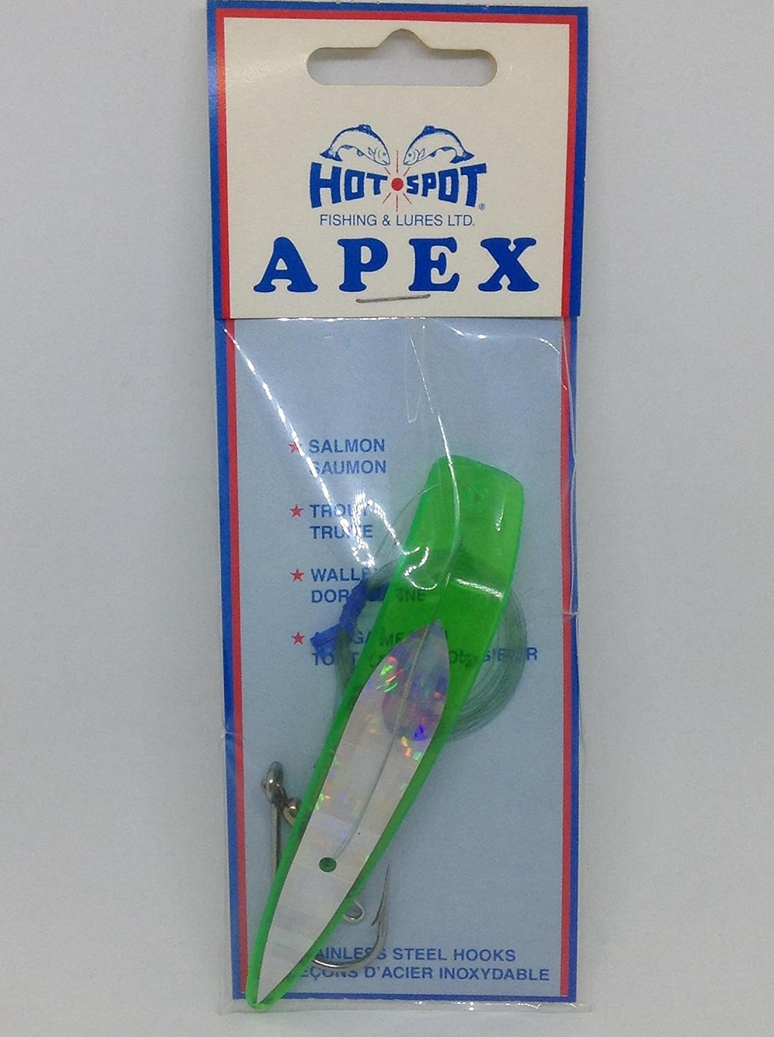 Amazon.com : Apex salmon lure, Fluorescent Green, 4.5 : Sports & Outdoors