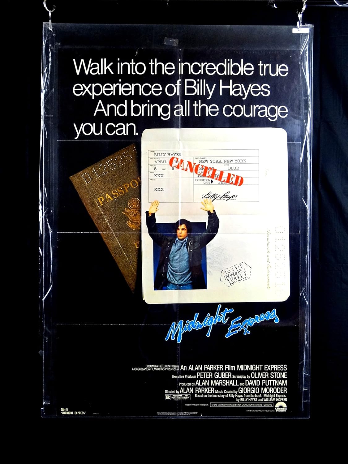 MIDNIGHT EXPRESS-1978-POSTER-BRAD DAVIS-IRENE MIRACLE-TURKISH PRISON ...