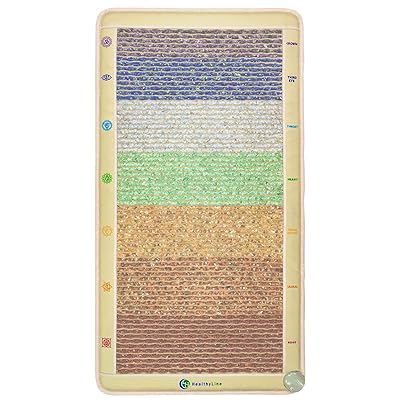 Buy HealthyLine Chakra Mat Large 5228 Firm - PEMF Inframat Pro Rainbow ...