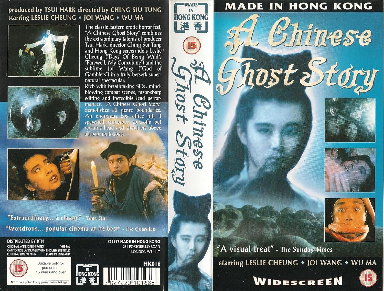A Chinese Ghost Story [VHS] [1987]: Leslie Cheung, Joey Wang, Wu Ma ...