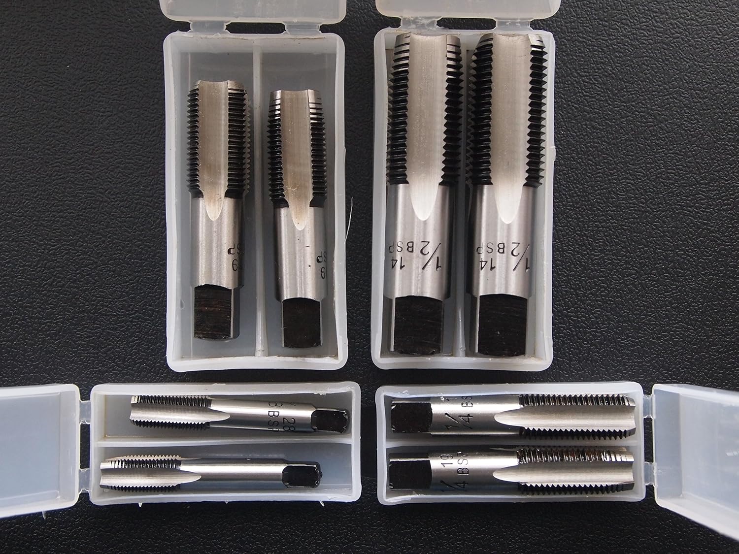 BSP Thread TAP Set 1" 1/8" 1/4" 3/8" 1/2" 3/4" 5/8" 7/8" New British ...