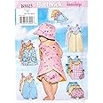 Amazon.com: BUTTERICK PATTERNS B5625 Infants' Romper, Jumper, Panties ...
