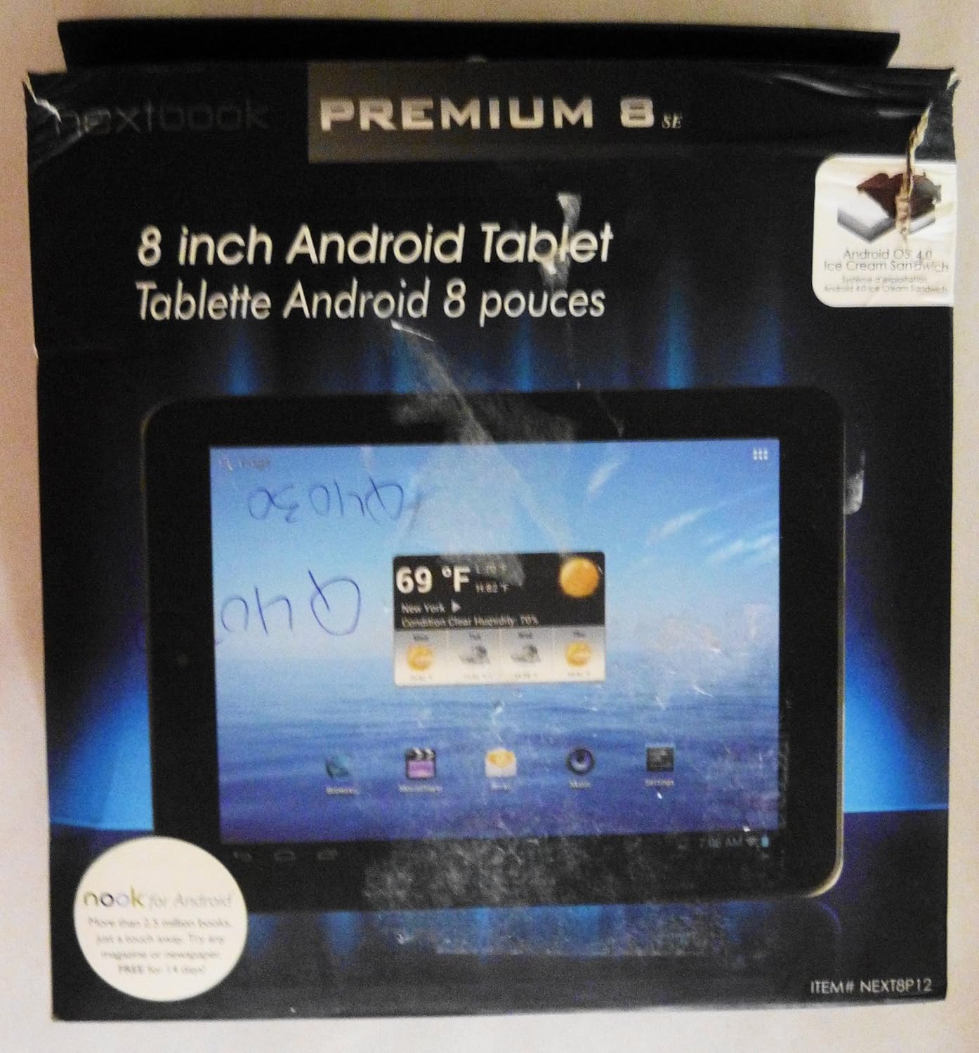 Amazon.com : Genuine Nextbook Premium8SE Tablet Android 4.0 : Tablet ...