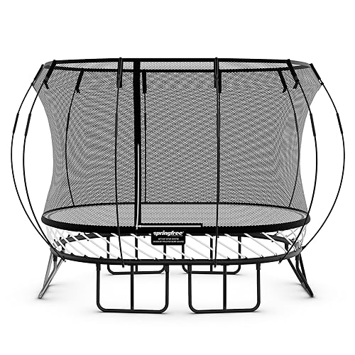 Springfree Backyard Trampoline 6 ft x 9 ft Compact Oval – Springless ...