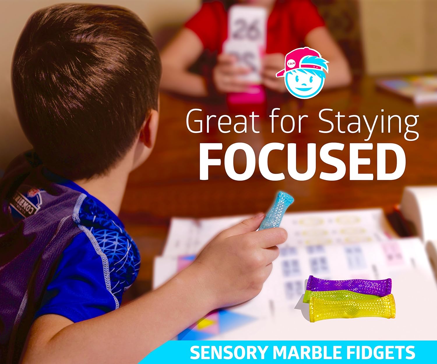 FREDDYS FIDGET TOYS for Sensory Kids and Adults Marble Fidget Toy ...