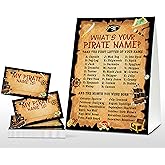 Amazon.com: What's Your Pirate Name Game - Vintage Pirate Birthday ...
