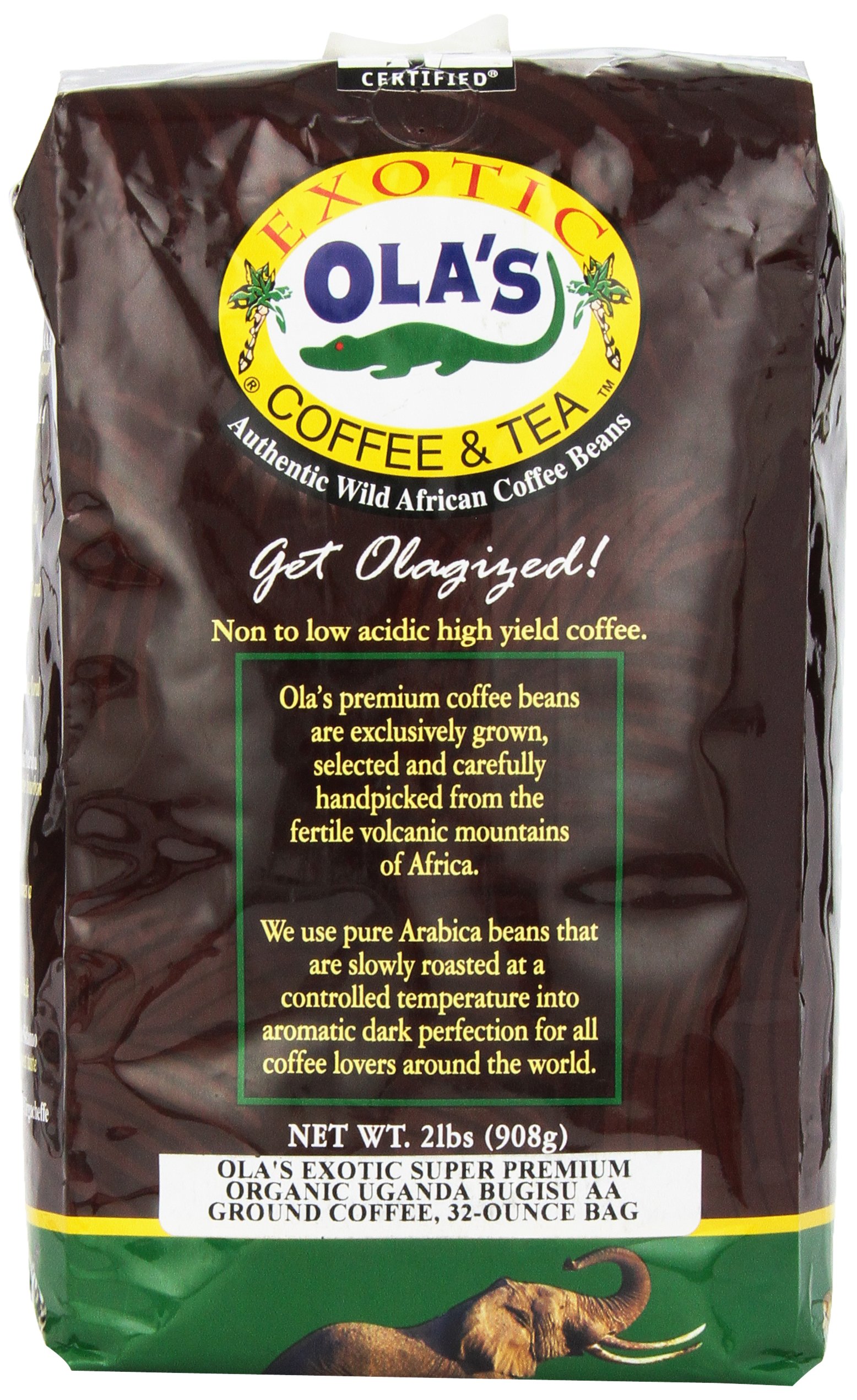 Amazon.com : Ola's Exotic Super Premium Coffee Organic Fair-Trade ...