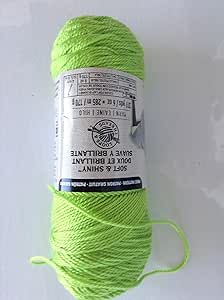 Amazon.com: Loops & Threads Soft & Shiny Yarn, 1 Ball, Citrus, 6 ounces