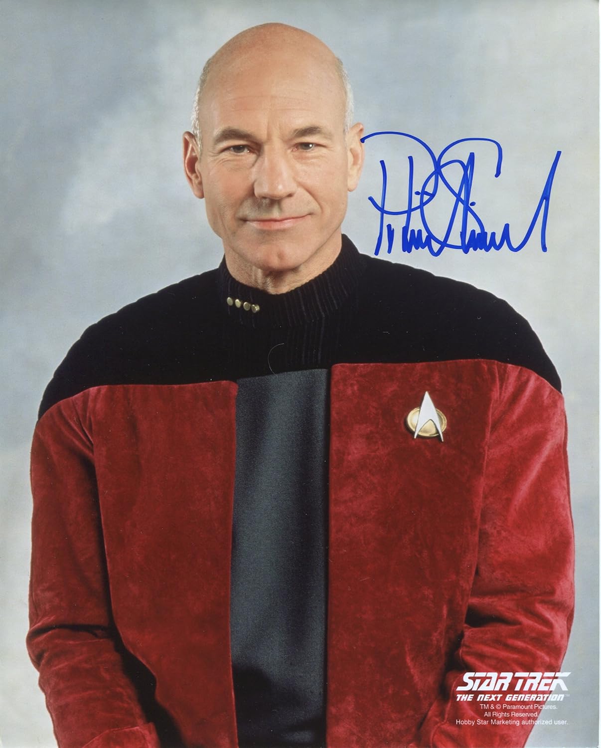 Patrick Stewart Signed / Autographed Star Trek The Next Generation 'TNG ...