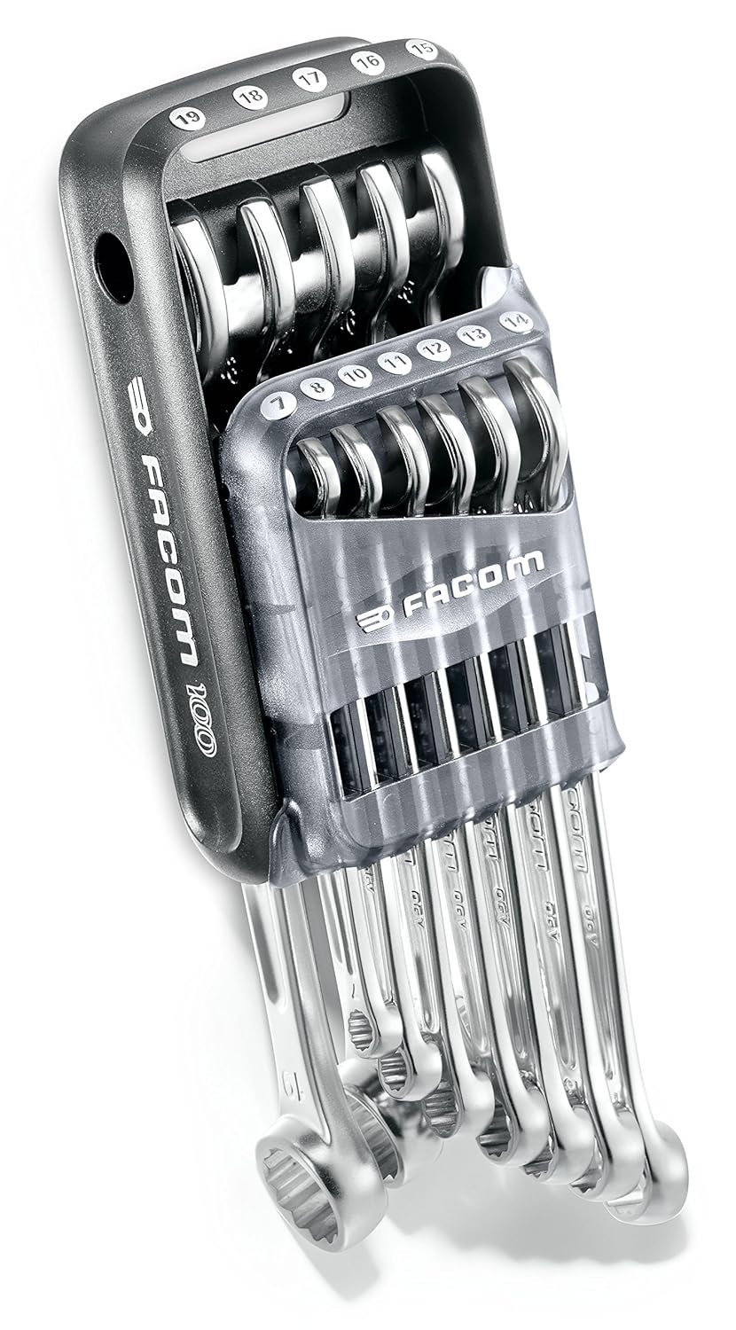 Facom 440. jp12 a100y 12-Piece Combination Spanner Set in Storage Case ...