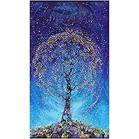 Amazon.com: Kaufman Venice Flower 24" Panel Multi, Fabric by the Yard ...