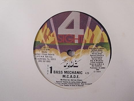 MC Ade - Bass Mechanic 12" Single - Amazon.com Music