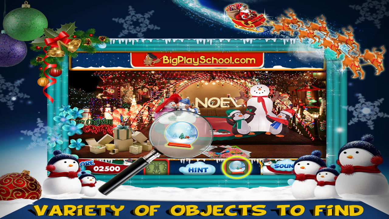 Free Hidden Object Games - Christmas Sequence - Find 250 new hidden ...