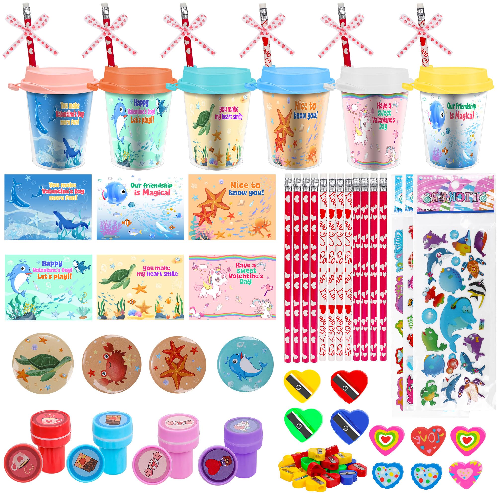 Valentines Day Gifts for Kids - 24 Pack Valentines Day Cards for Kids ...