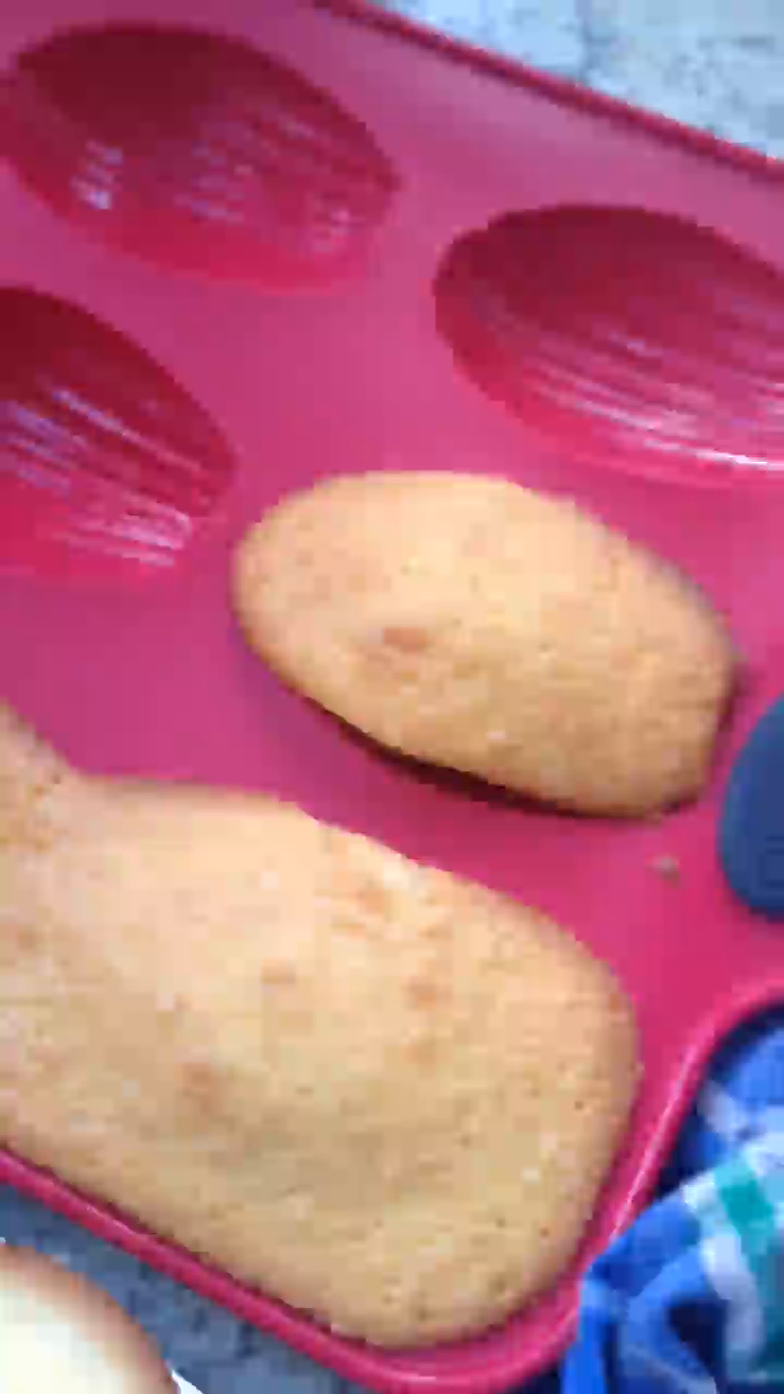 Levivo Madeleines Backform aus Silikon, 9er Silikonform für Gebäck ...