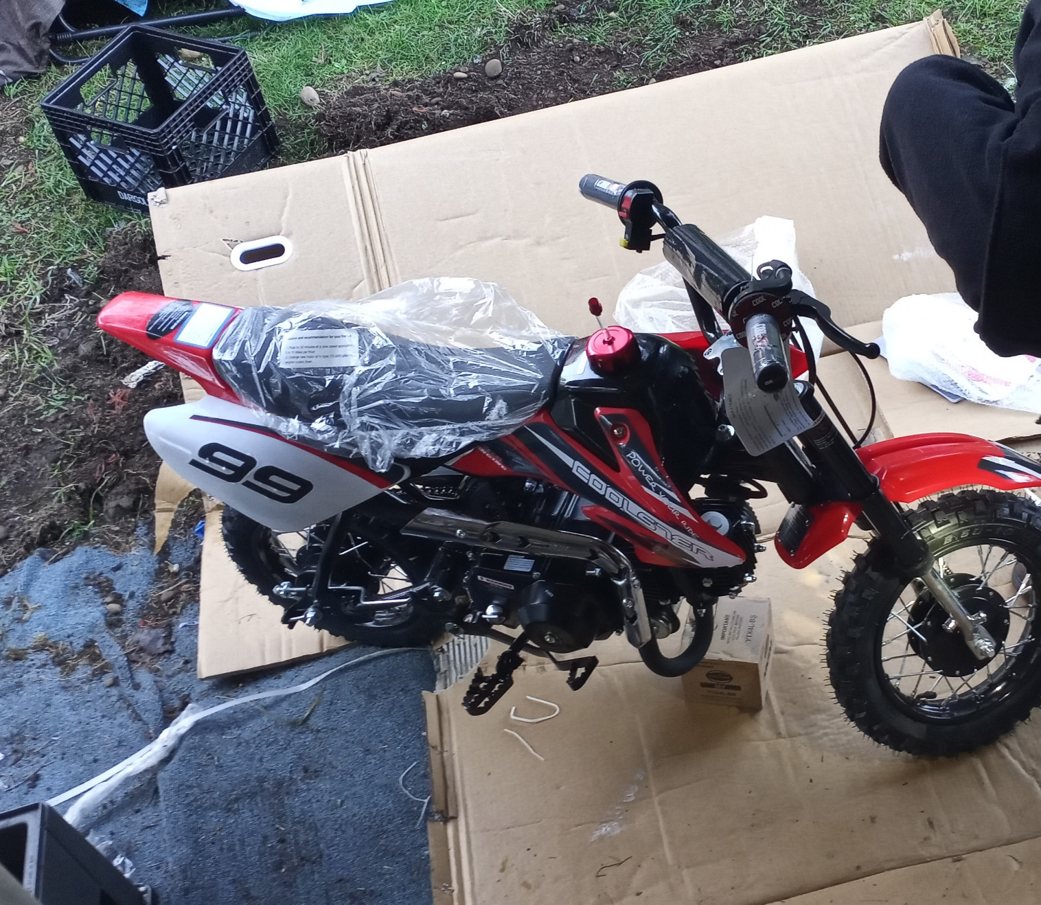 $39/mo - Finance X-Pro 110cc Dirt Bike Pit Bike Mini Gas Dirt Bike Kids ...