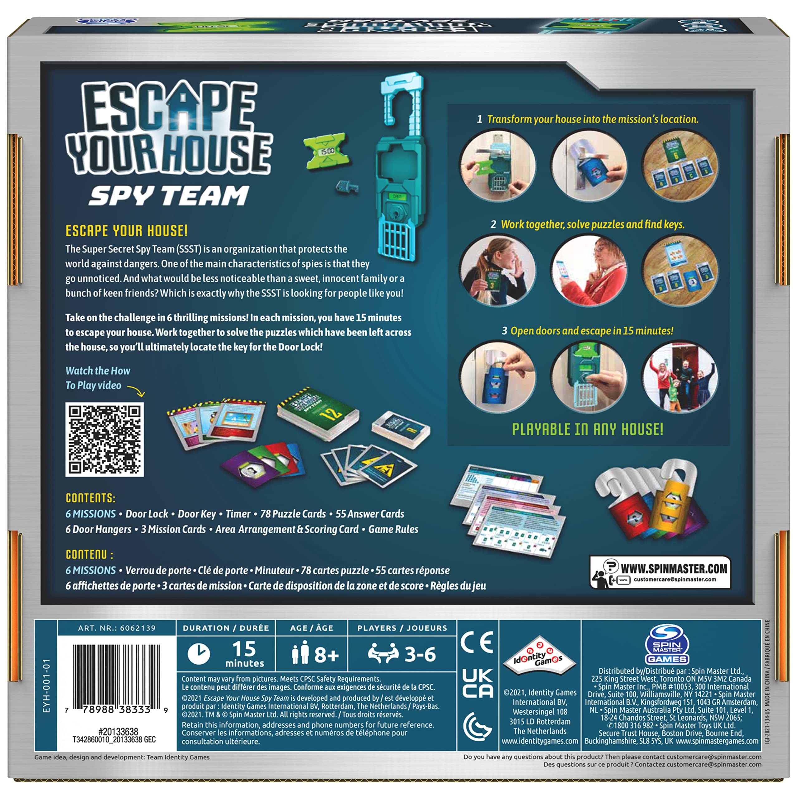 Mua Escape Room The Game, Escape Your House: Spy Team Fun Strategy ...