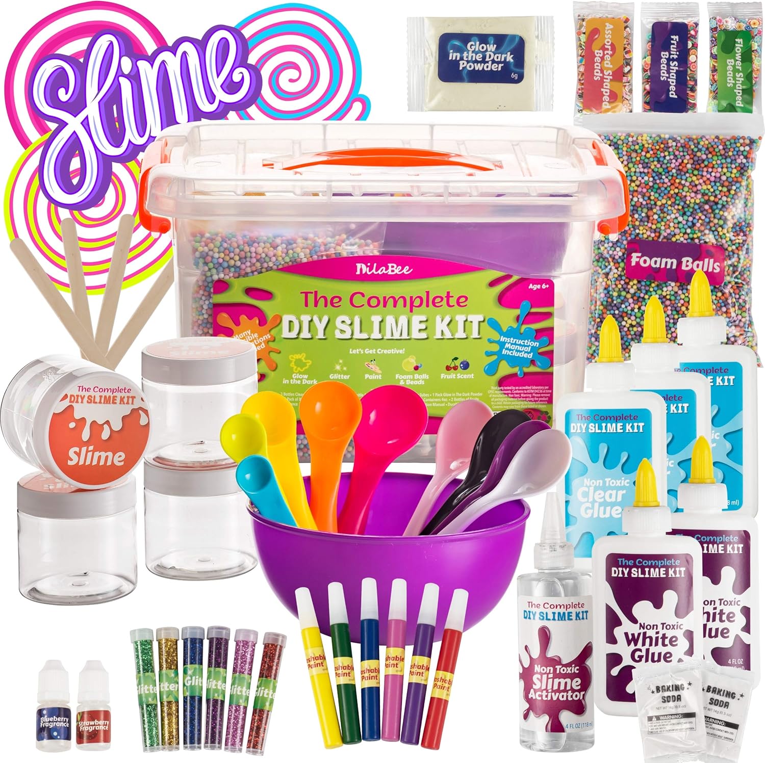 DIY Slime Making Kit Super Jumbo Starter Set Safety Tested Certified ...