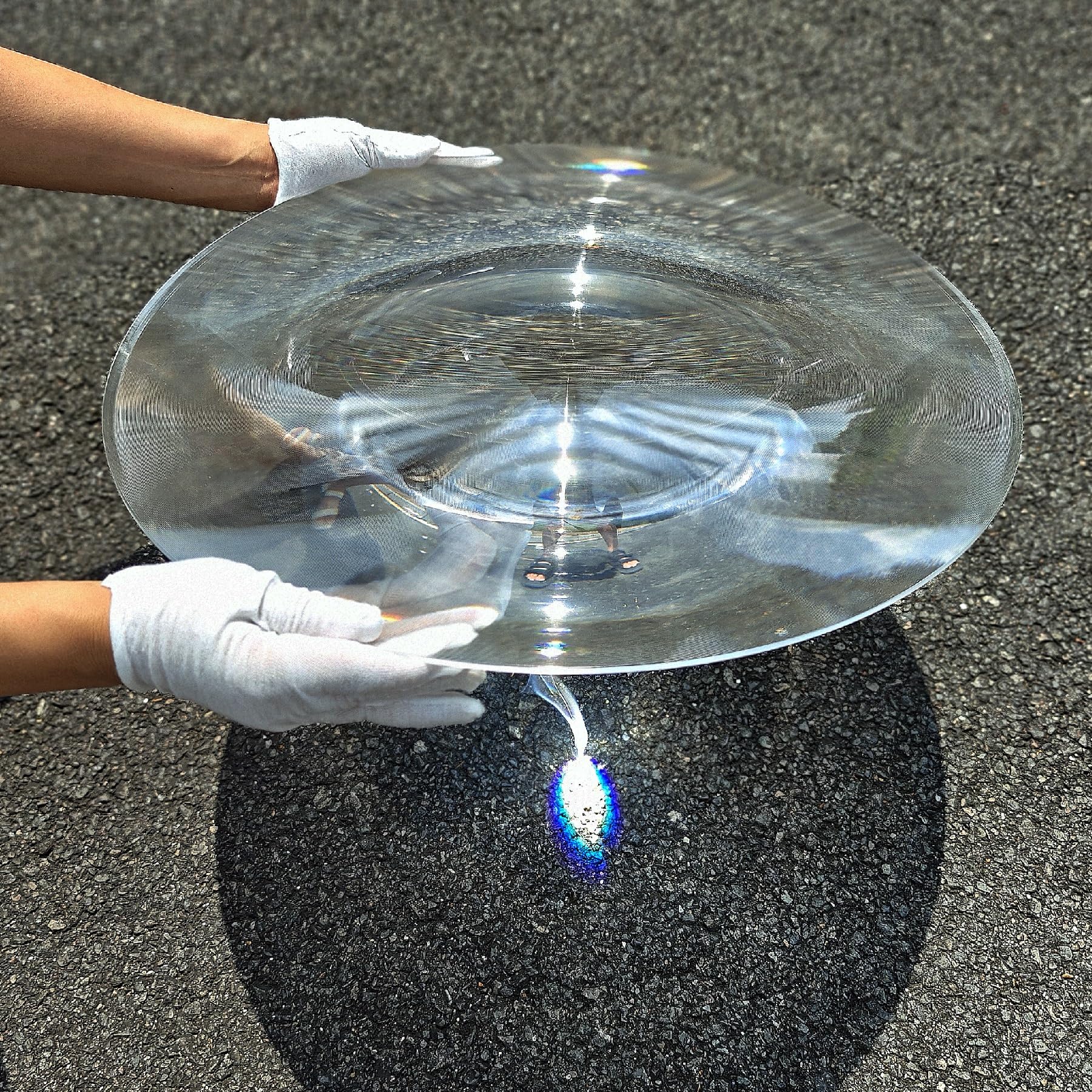 Fresnel Lens Large, Diameter 500mm, Focal Length 600mm, Plastic ...