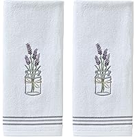 SKL Home Lavender Hand Towel (2-Pack), White : Amazon.ca: Home