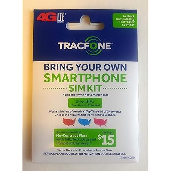 Amazon.com: TracFone Bring Your Own Phone SIM Activation Kit (3-in-1 ...