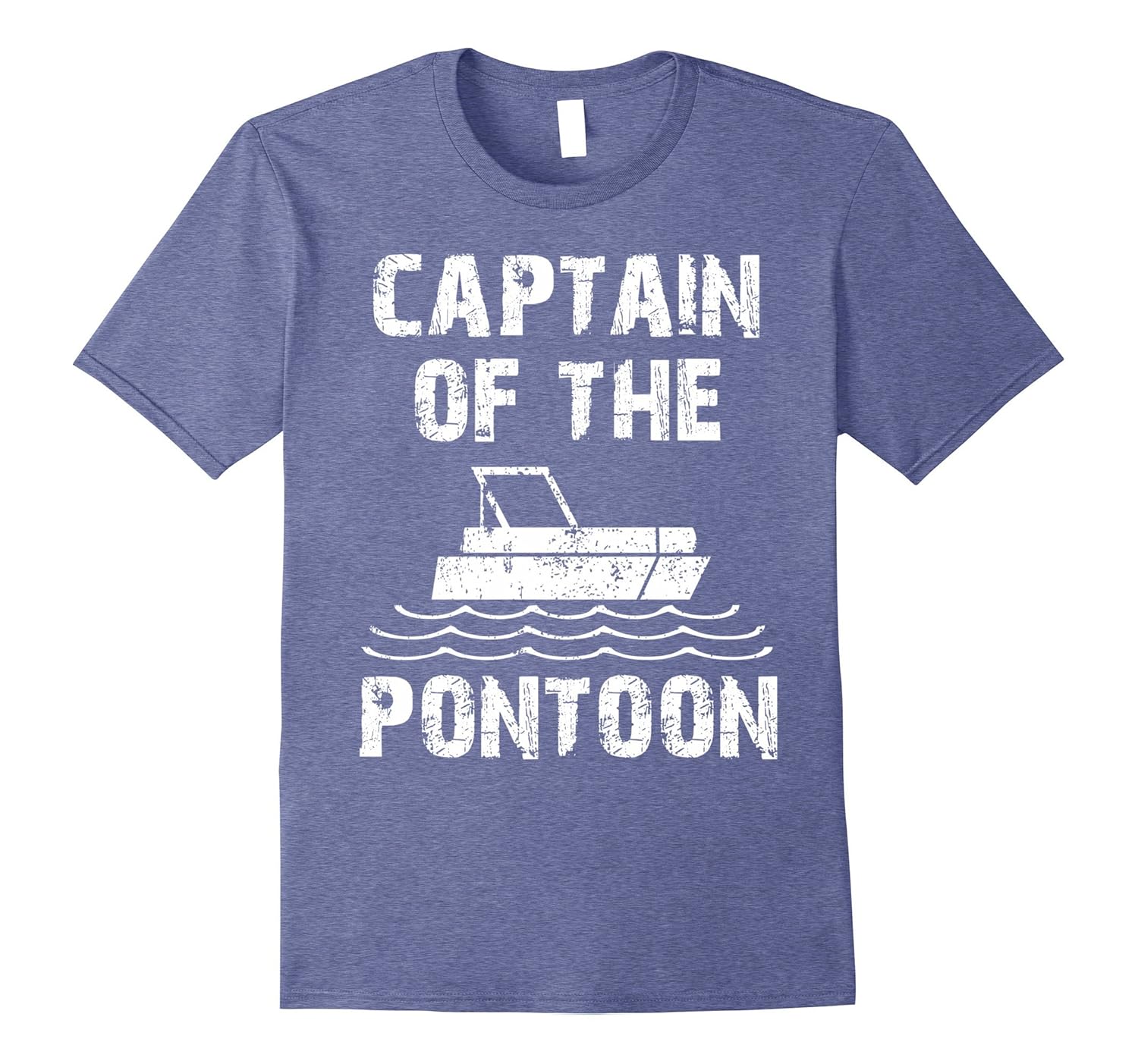 Captain Of The Pontoon T-Shirt – Vintage Boat Tee Shirt-CL – Colamaga