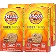 Amazon.com: Metamucil Fiber Thins, Daily Psyllium Husk Fiber Supplement ...