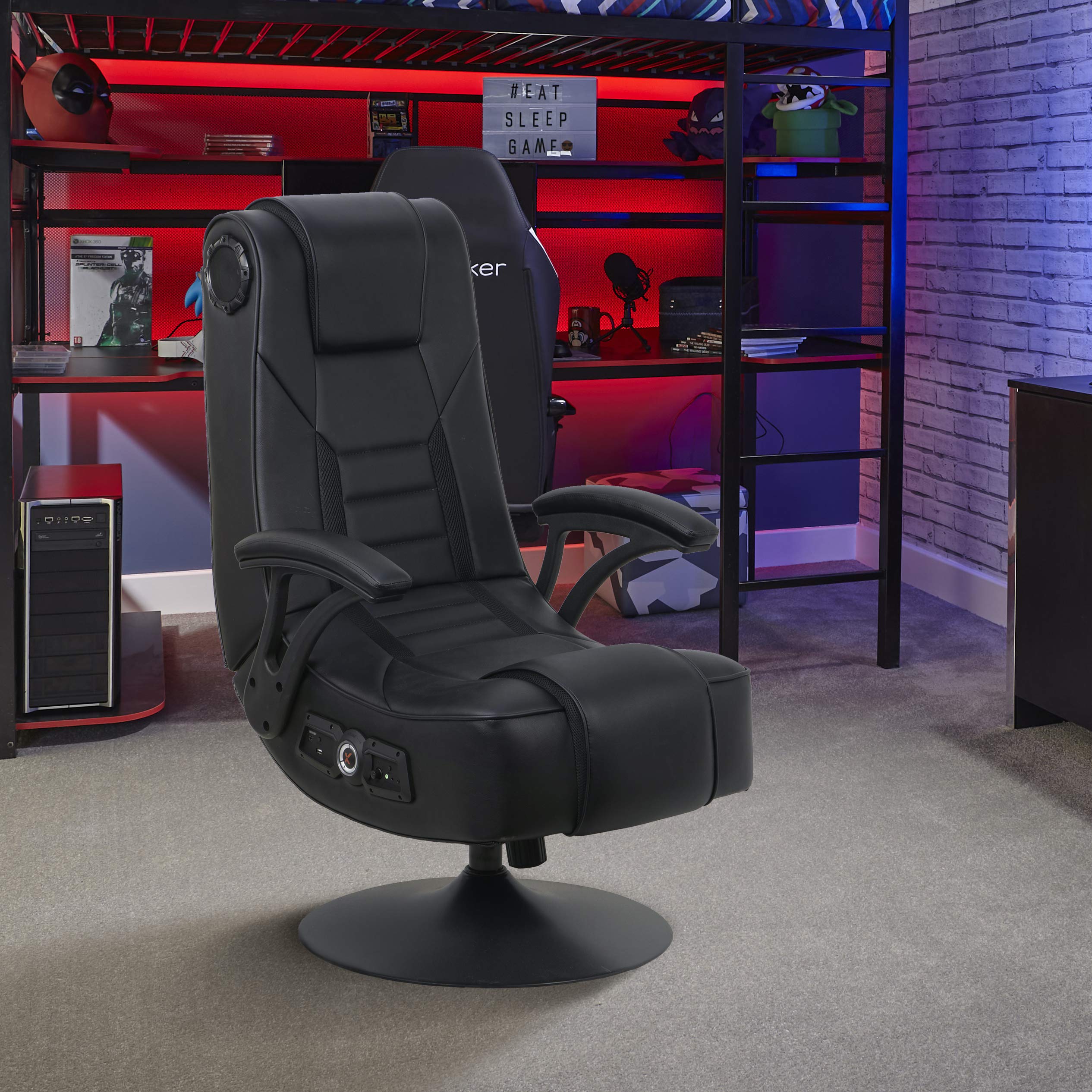 Mua X Rocker PC Computer Gaming Desk Chair, Built-in Audio, College ...