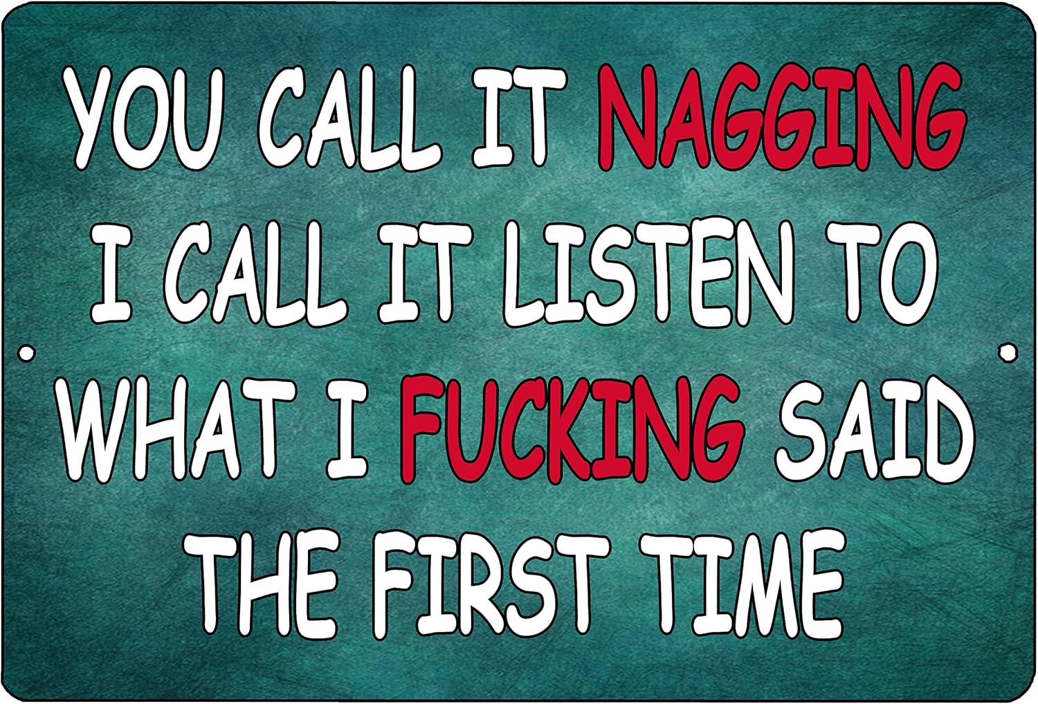 Amazon.com: Rogue River Tactical Funny Sarcastic Metal Tin Sign Wall ...