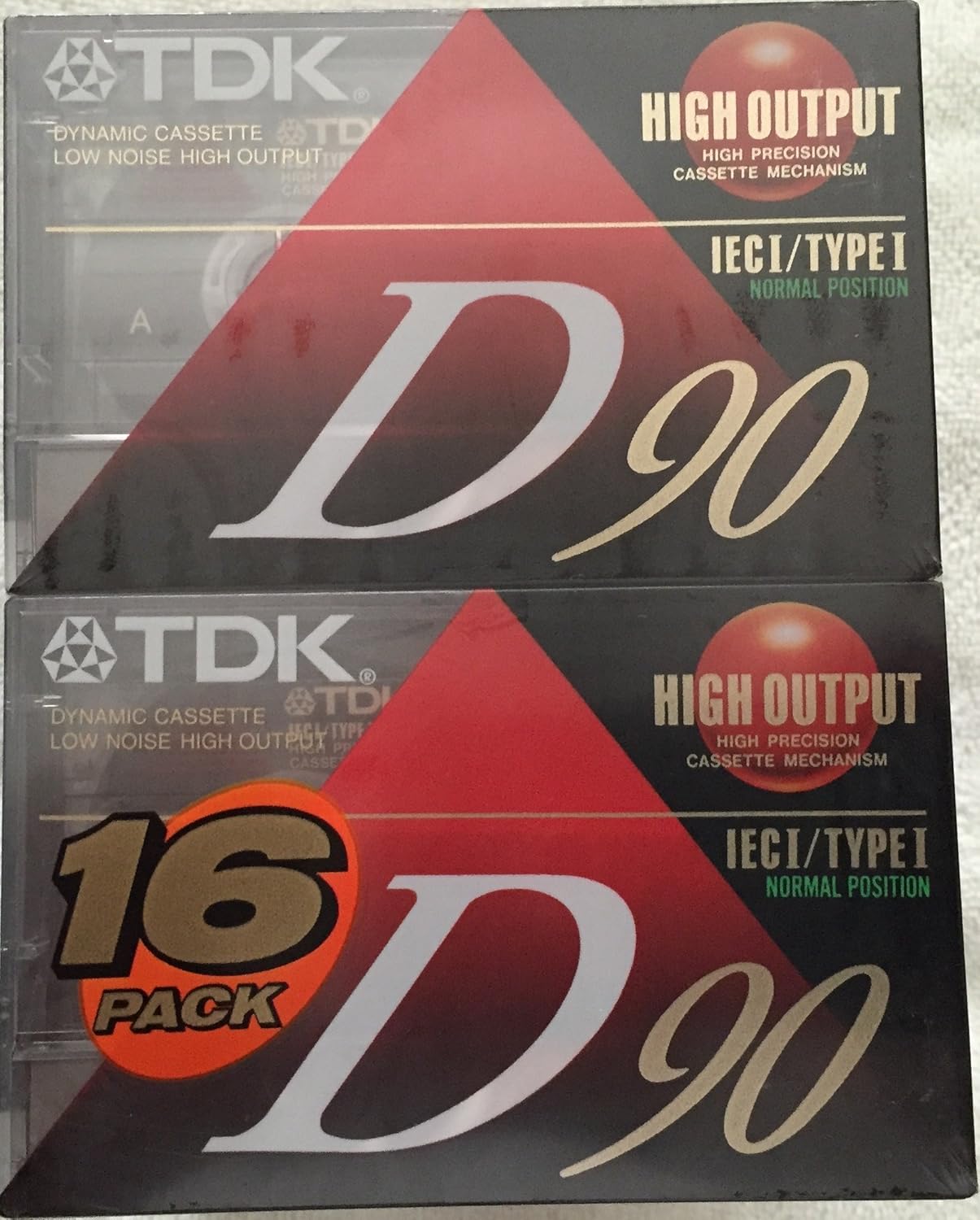 TDK D90 High Output 16-Pack audio cassette tapes - Buy TDK D90 High ...