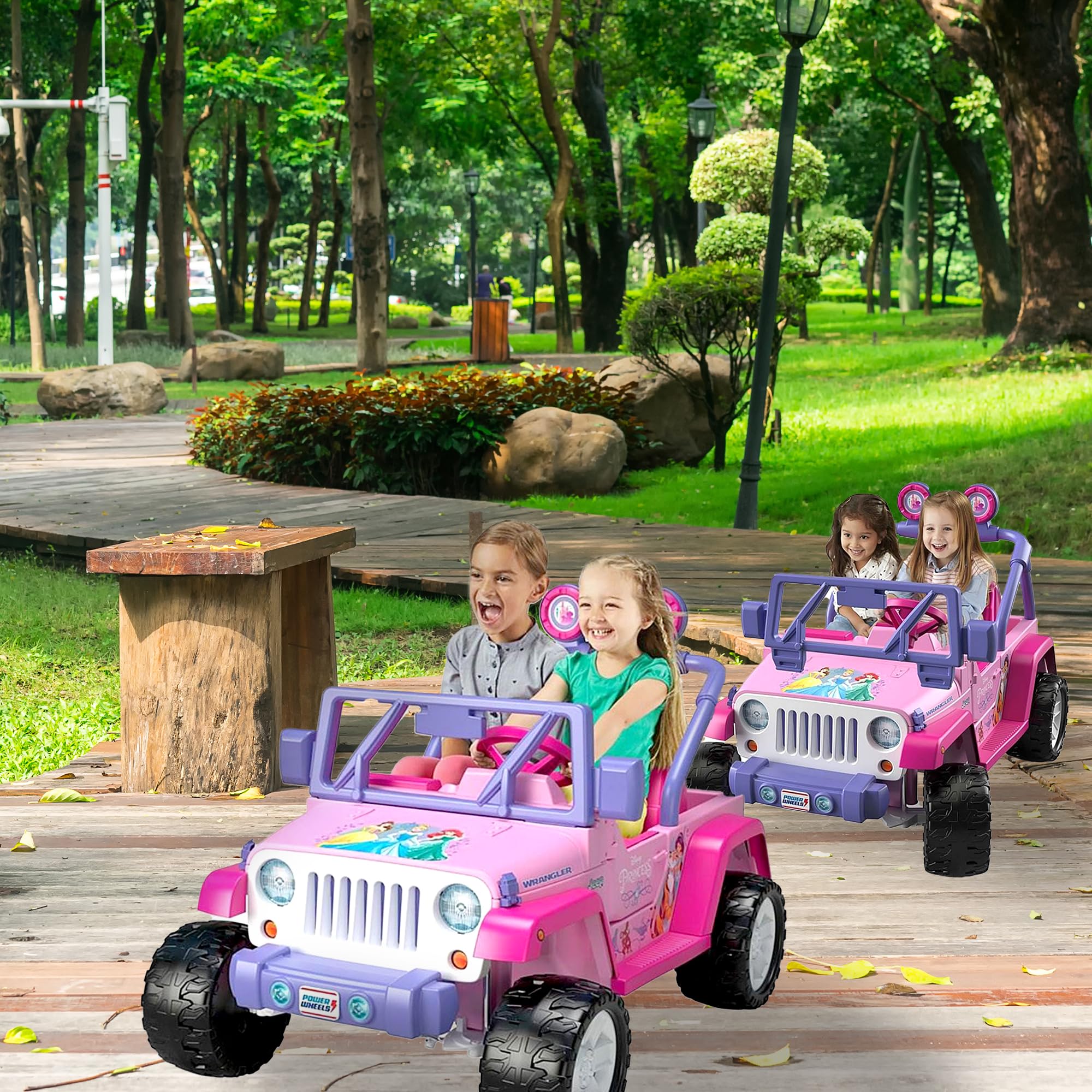 Mua Disney Princess Jeep Wrangler Ride-On Battery Powered Vehicle with ...