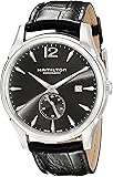 Amazon.com: Hamilton Men's H38645735 Jazzmaster Slim Black Dial Watch ...