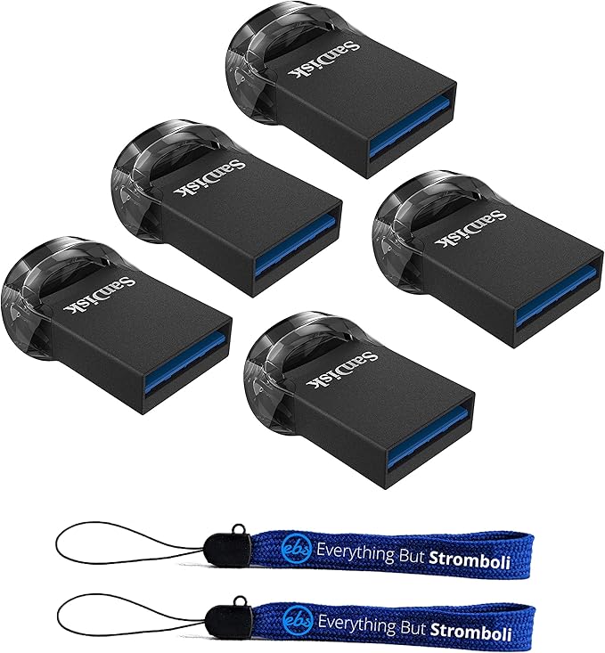 Amazon.com: SanDisk Ultra Fit USB 3.1 Low-Profile Flash Drive (5 Pack ...