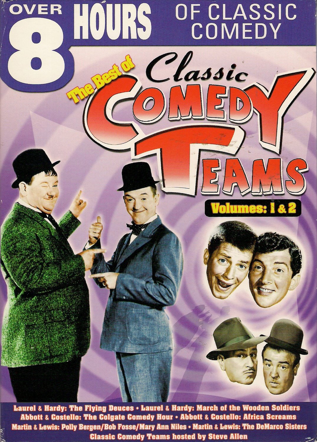 Amazon.com: The Best of Classic Comedy Teams, Vol. 1 & 2: Steve Allen ...
