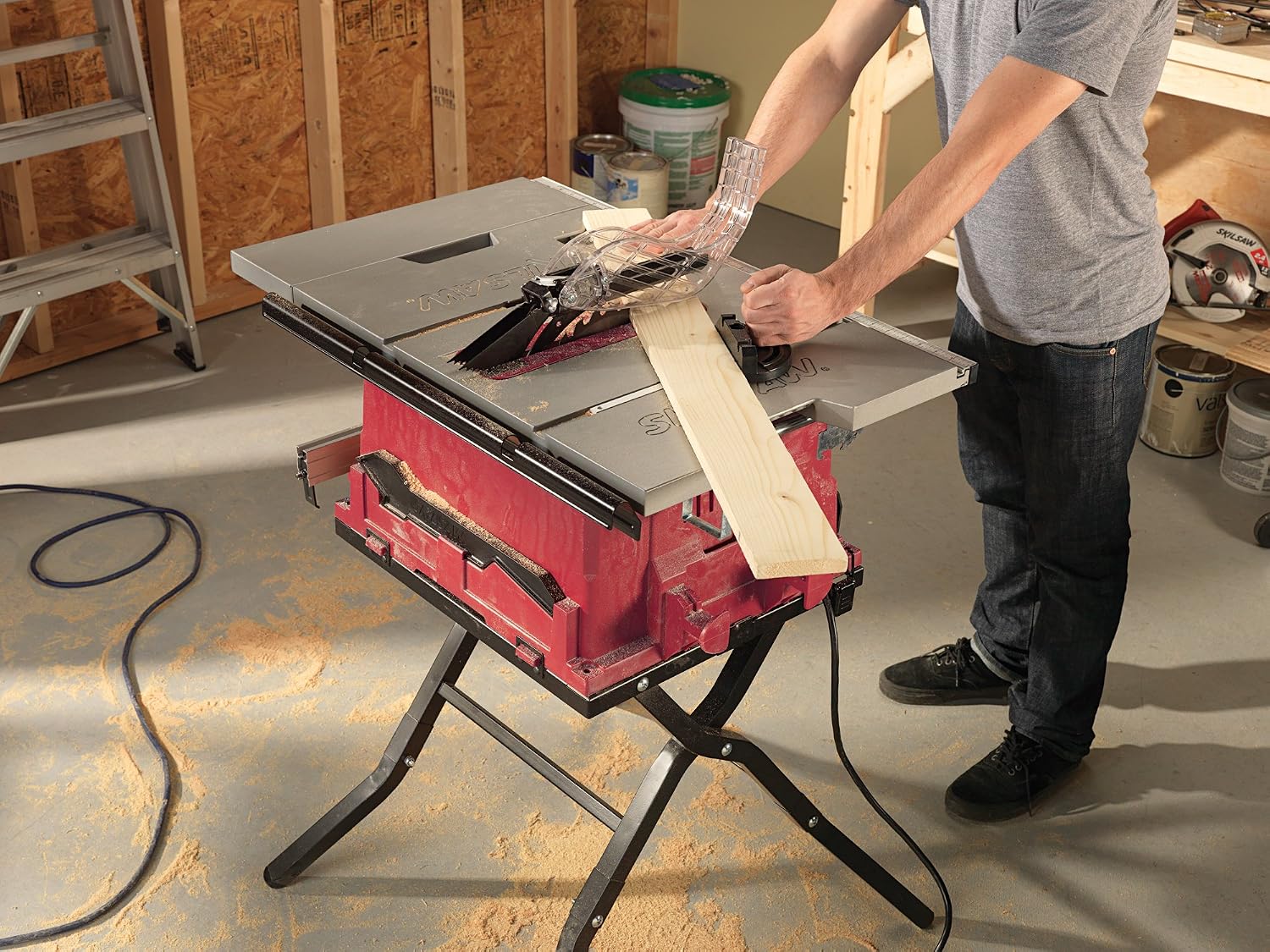 SKIL 3410 02 10 Inch Table Saw With Folding Stand SKIL 3410 02 10 Inch Table Saw With Folding Stand