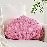 Amazon.com: YRXRUS Shell Throw Pillows, Light Purple Shell Shaped ...