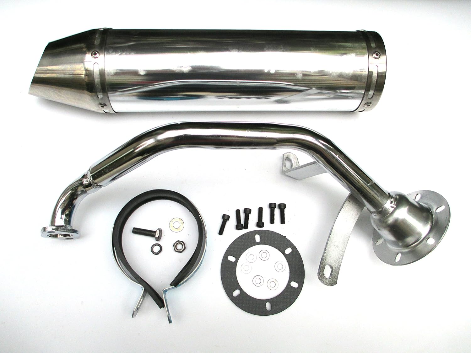 Amazon.com: NEW! High Performance Exhaust System Muffler for GY6 139QMB ...
