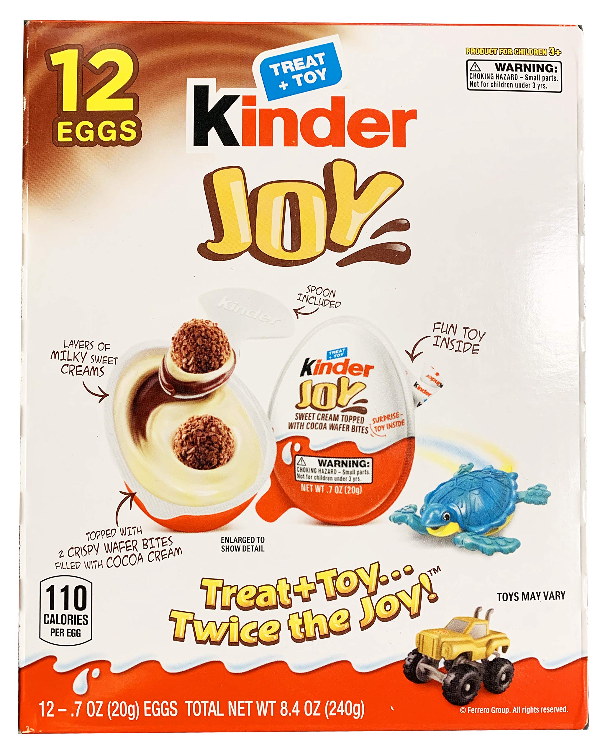 Kinder Joy Chocolate Egg Treat With Toy 12 Pack on Galleon Philippines